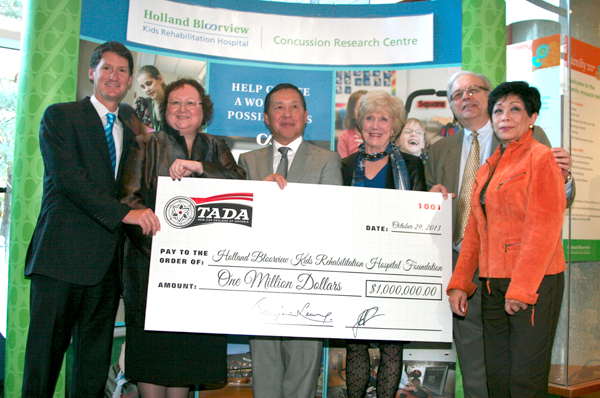 TADA donates $1 million to new Concussion Research Centre - Canadian ...