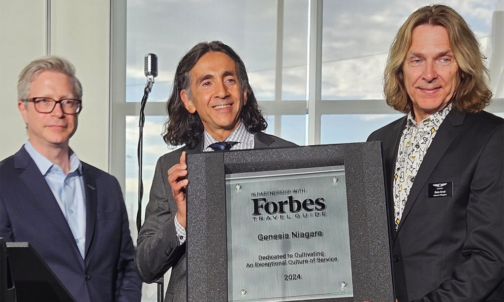 Genesis Niagara earns Forbes honour for customer hospitality - Canadian ...