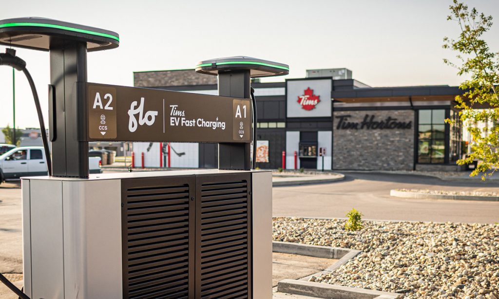 Tim Hortons to install FLO’s fast chargers at restaurants across Canada ...